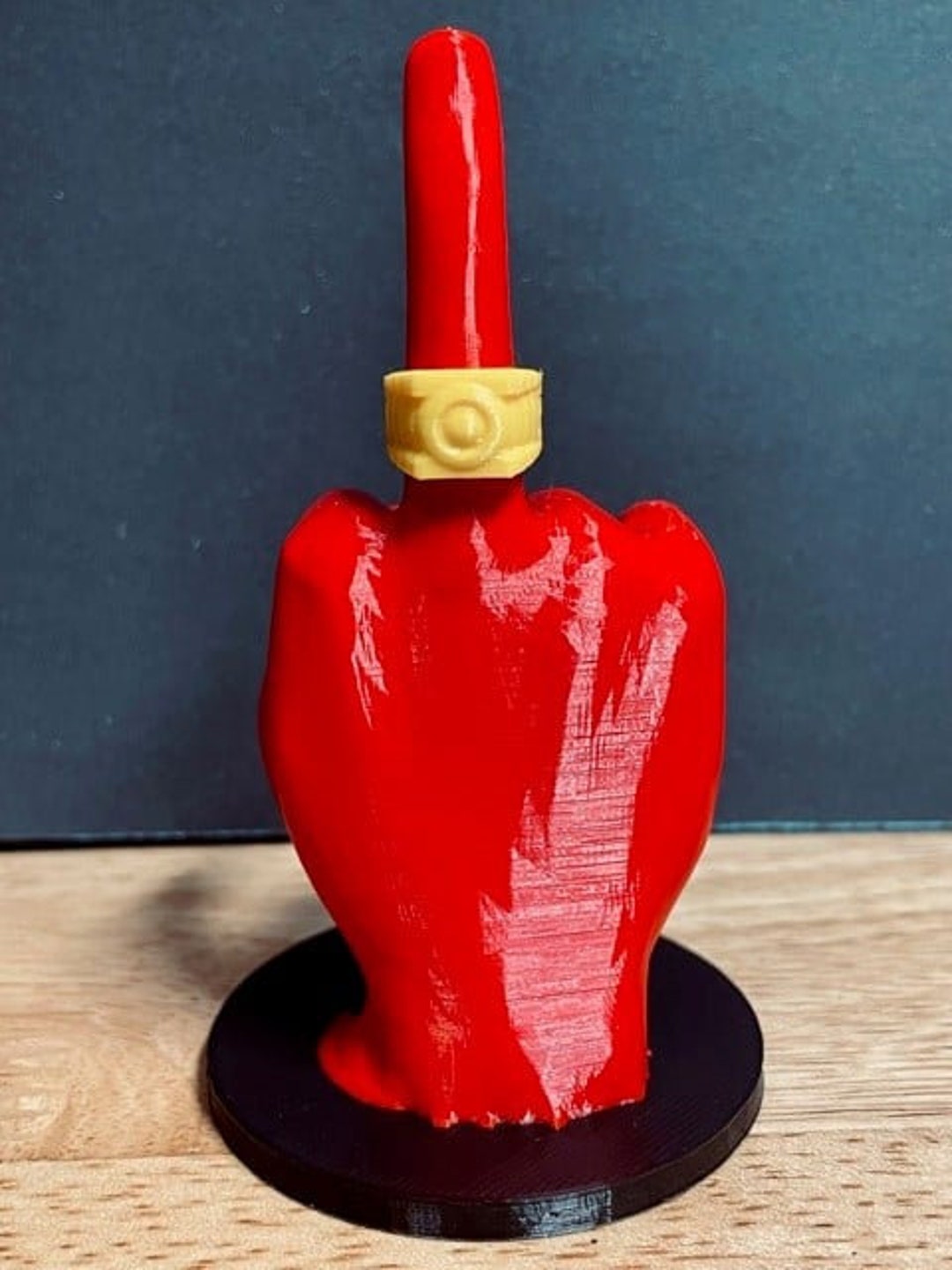 Middle Finger Ring Holder Red Middle Finger - Etsy