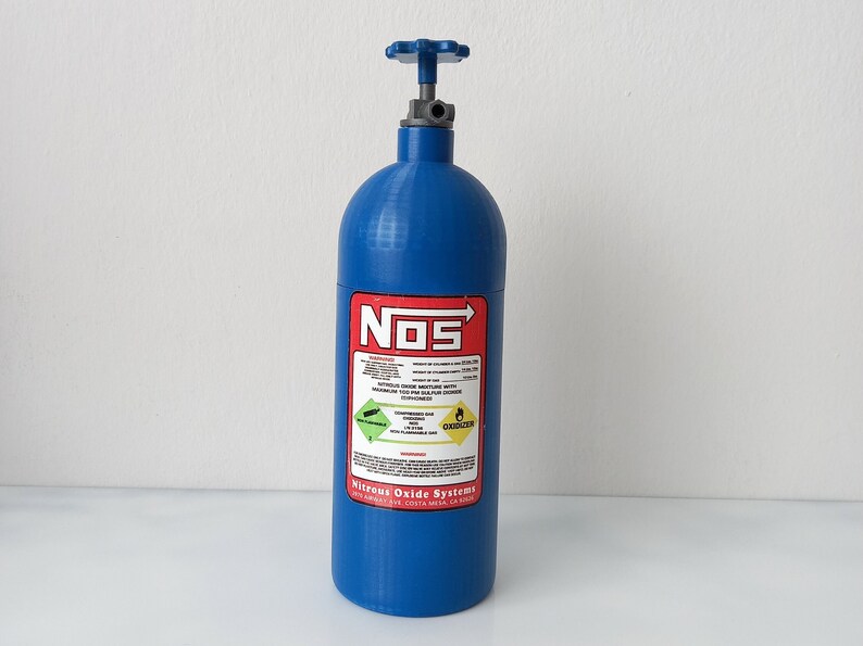 Plastic NOS Tank for Decorative Purposes, Not Real Fully 3D Printed NOS Tank Storage Bottle You ...