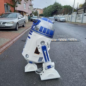Life Size R2-D2 Droid Remote Control - 3D Character - 3D Sculpture ...