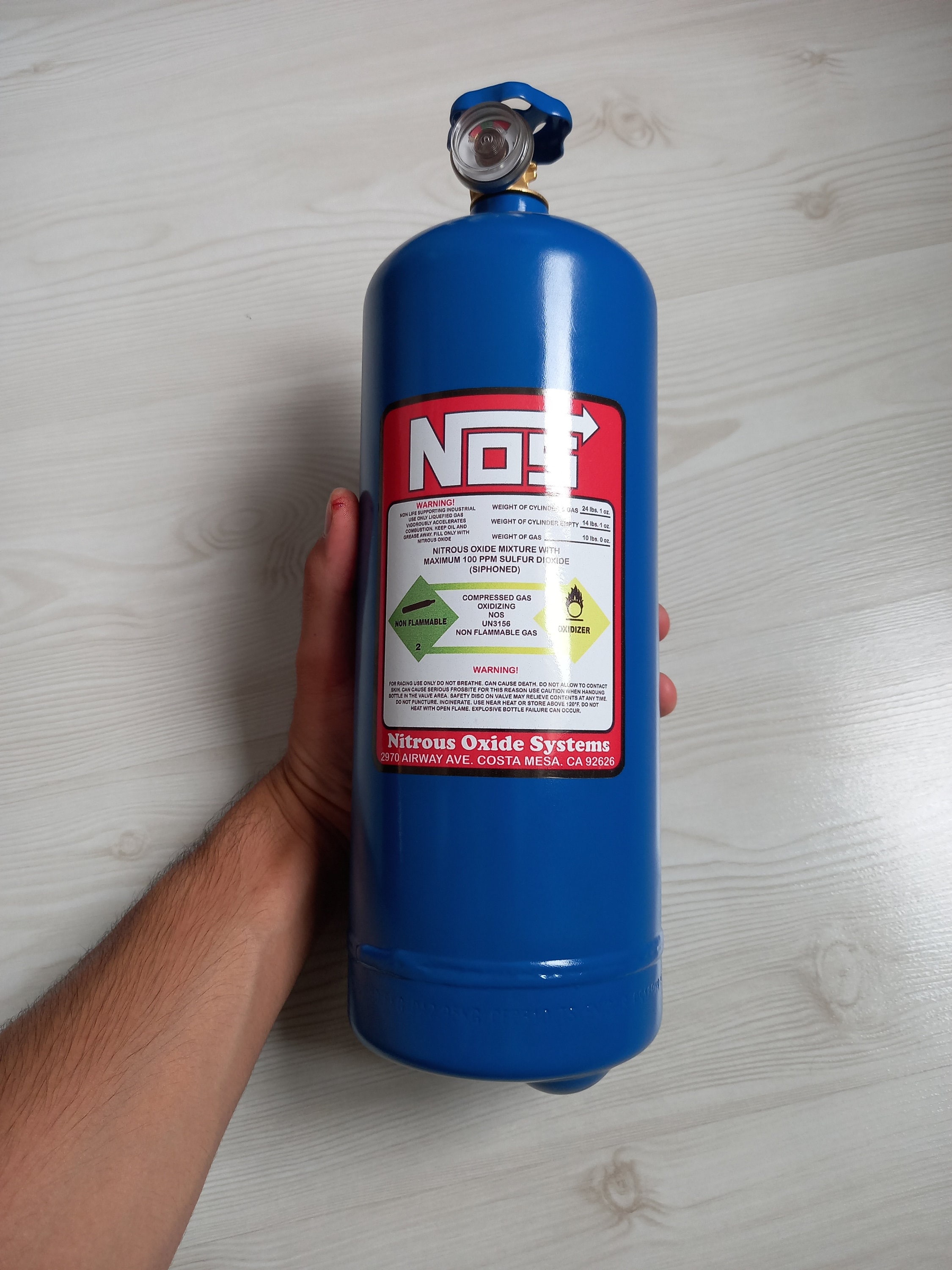 Nitrous Oxide Tank For Cars