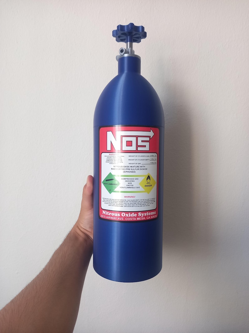 Plastic NOS Tank (for Decorative Purposes, Not Real) - Fully 3D Printed ...