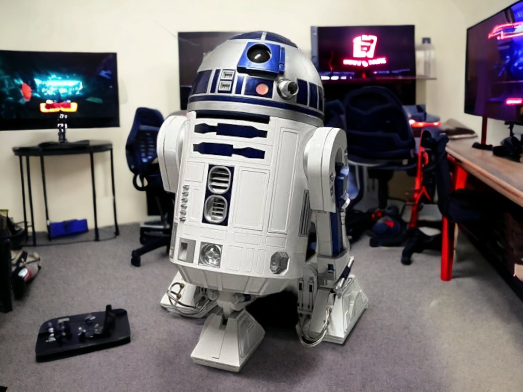 Life Size R2-D2 Droid Remote Control 3D Character 3D Sculpture Movie ...