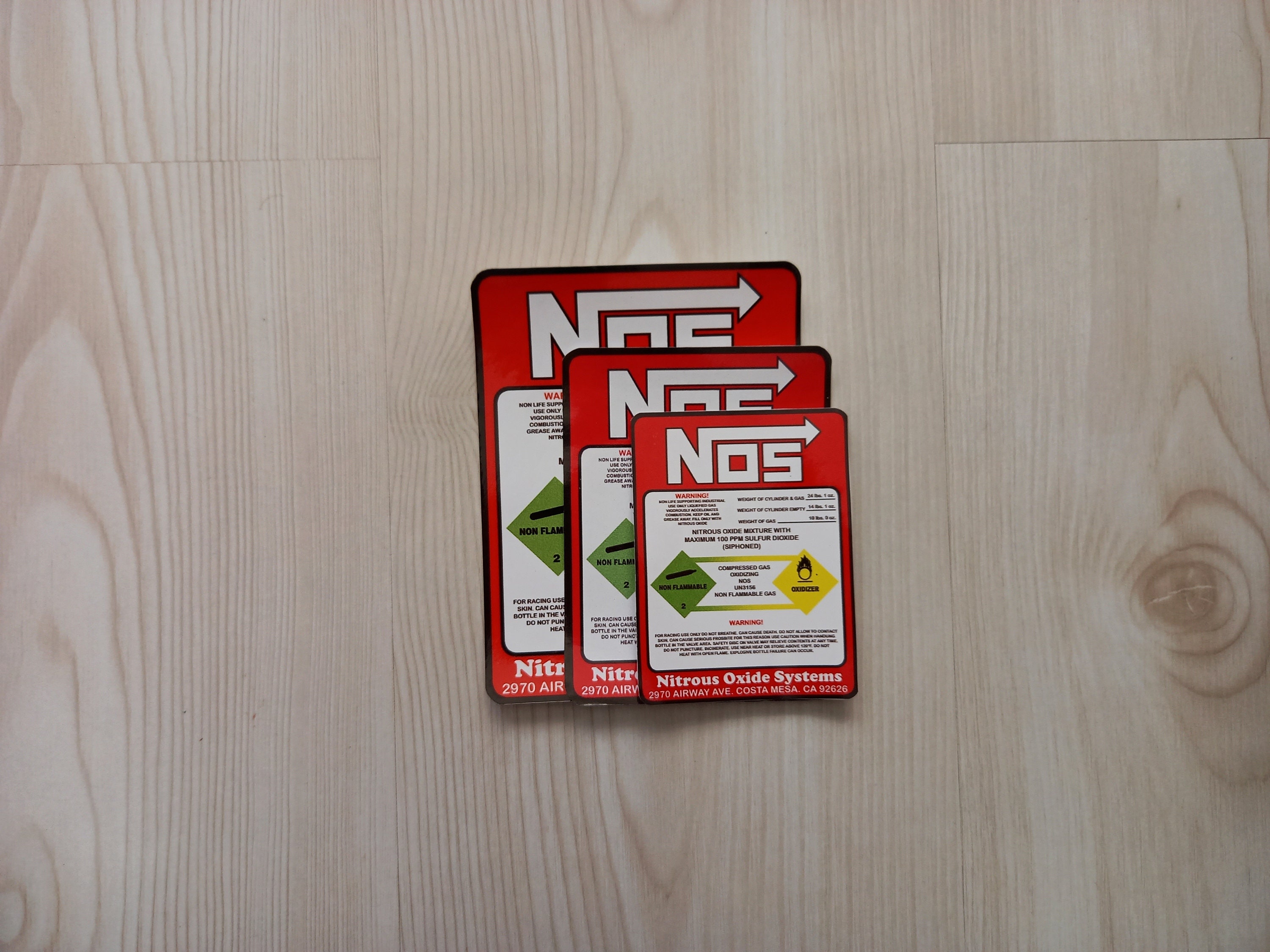 NOS Sticker Waterproof and Water Resistant NOS Sticker You Can Stick It ...
