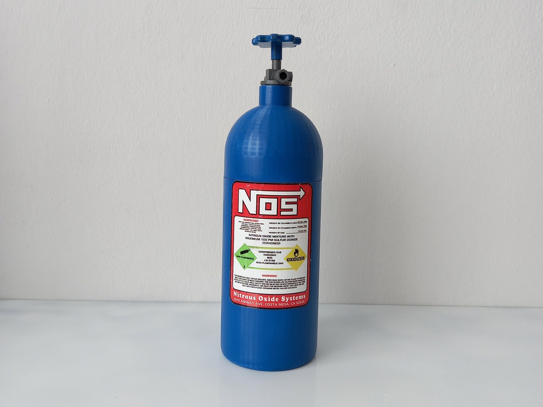 Plastic NOS Tank for Decorative Purposes, Not Real Fully 3D Printed NOS ...