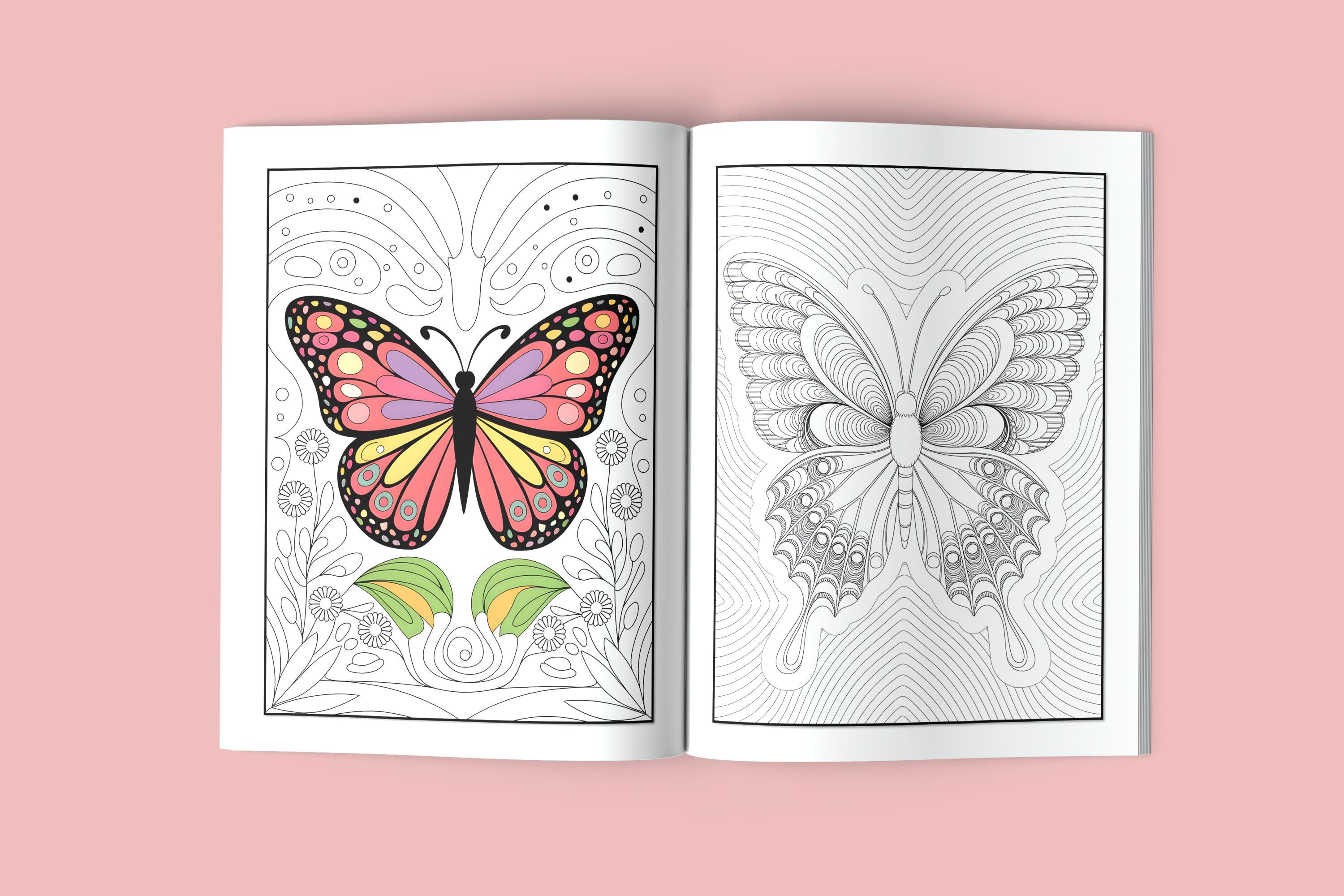 20 Butterfly Coloring Page | Printable Adult & Kids Coloring Pages ...