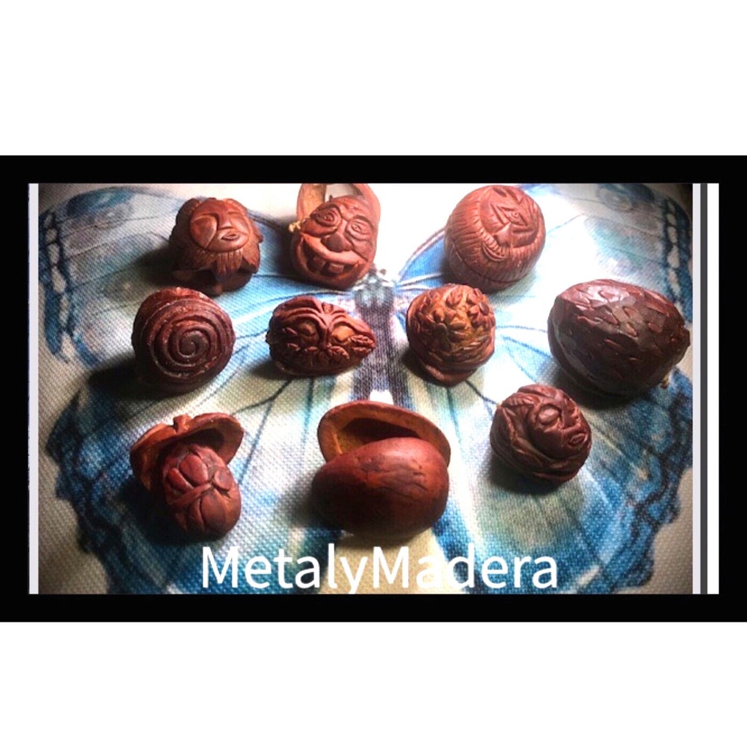 Handcrafted Avocado Bone Carving Boxes. Avocado Carving. Ecological ...