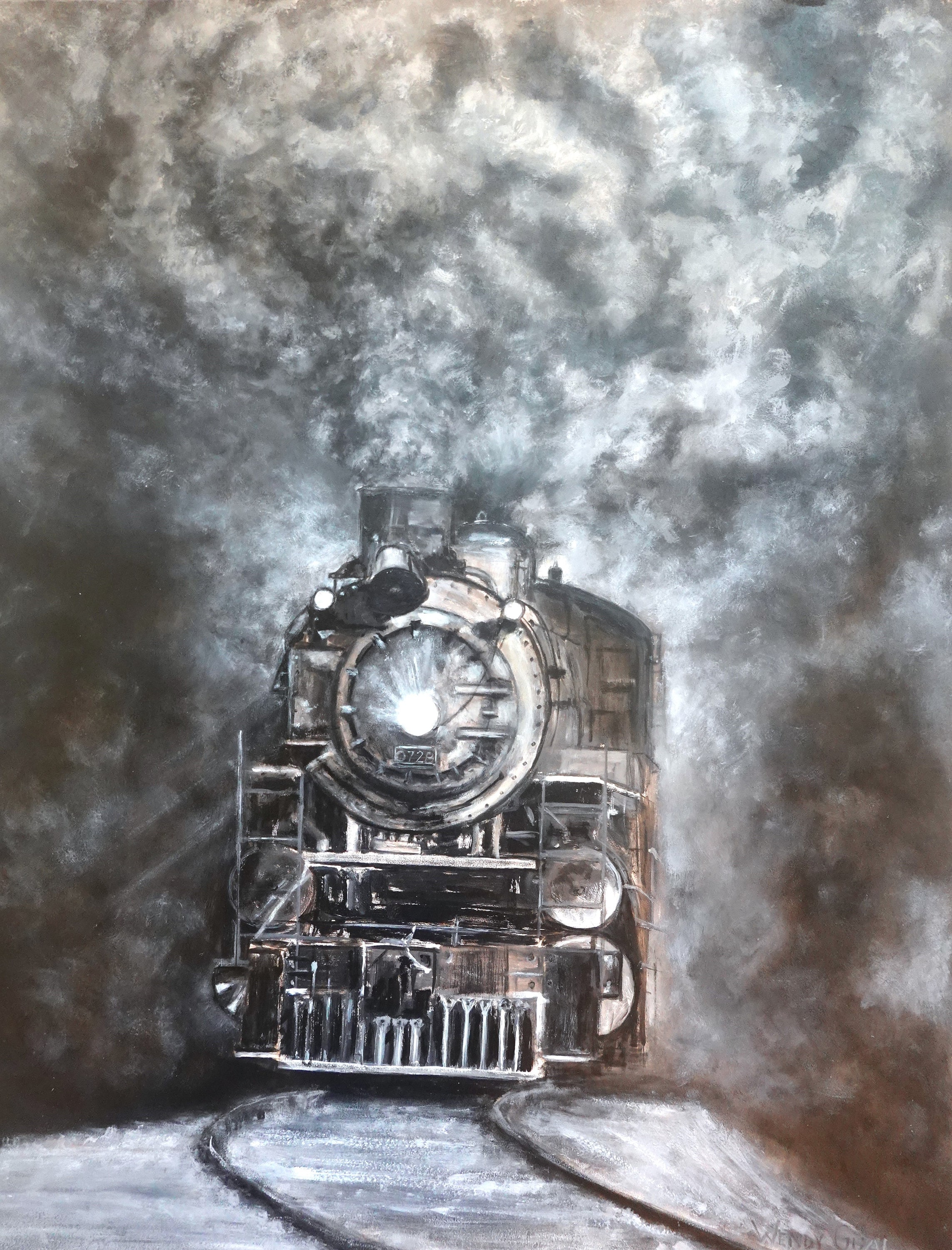 Steam Train Art