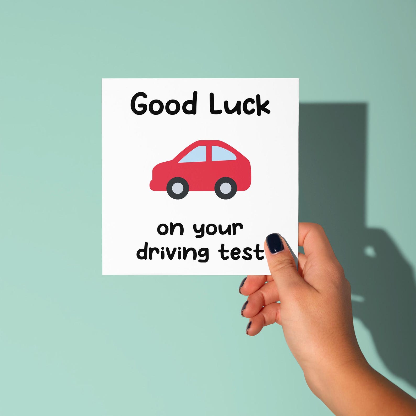 Good Luck on Your Driving Test Greeting Card | Learner Driver Learning ...