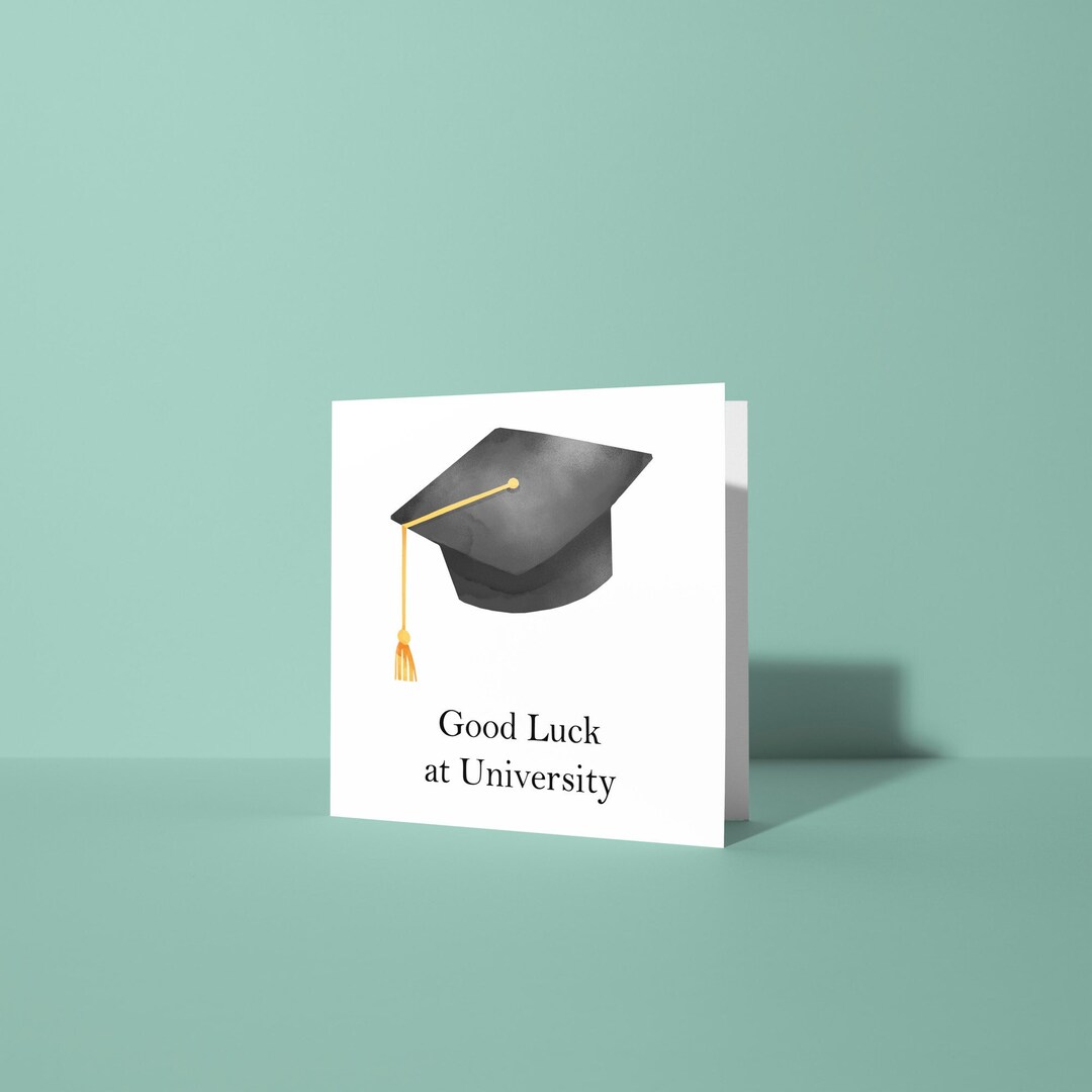 Good Luck at University Greeting Card | Freshers Starting University ...