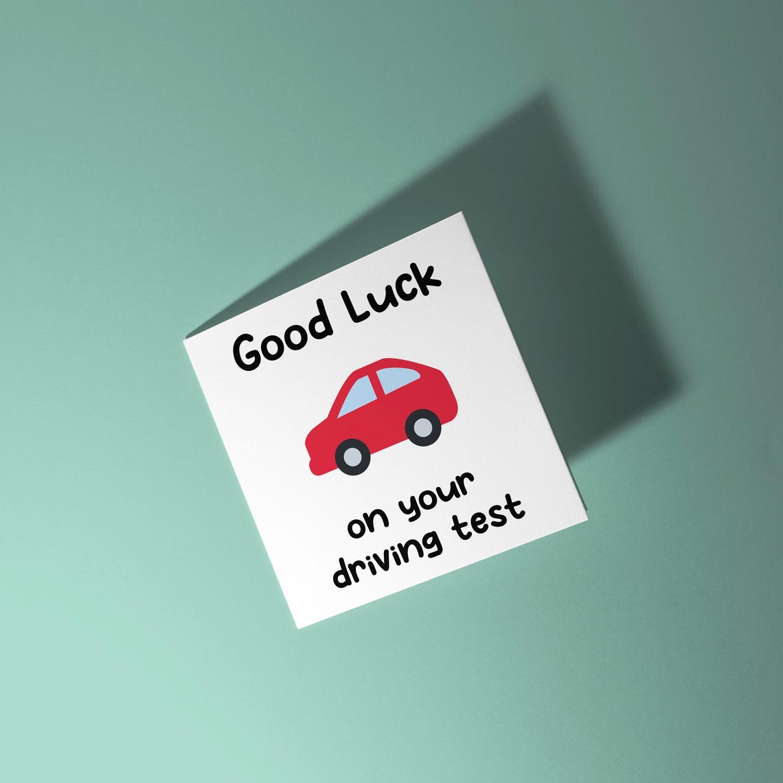 Good Luck on Your Driving Test Greeting Card Learner Driver Learning to ...