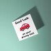 Good Luck on Your Driving Test Greeting Card | Learner Driver Learning ...