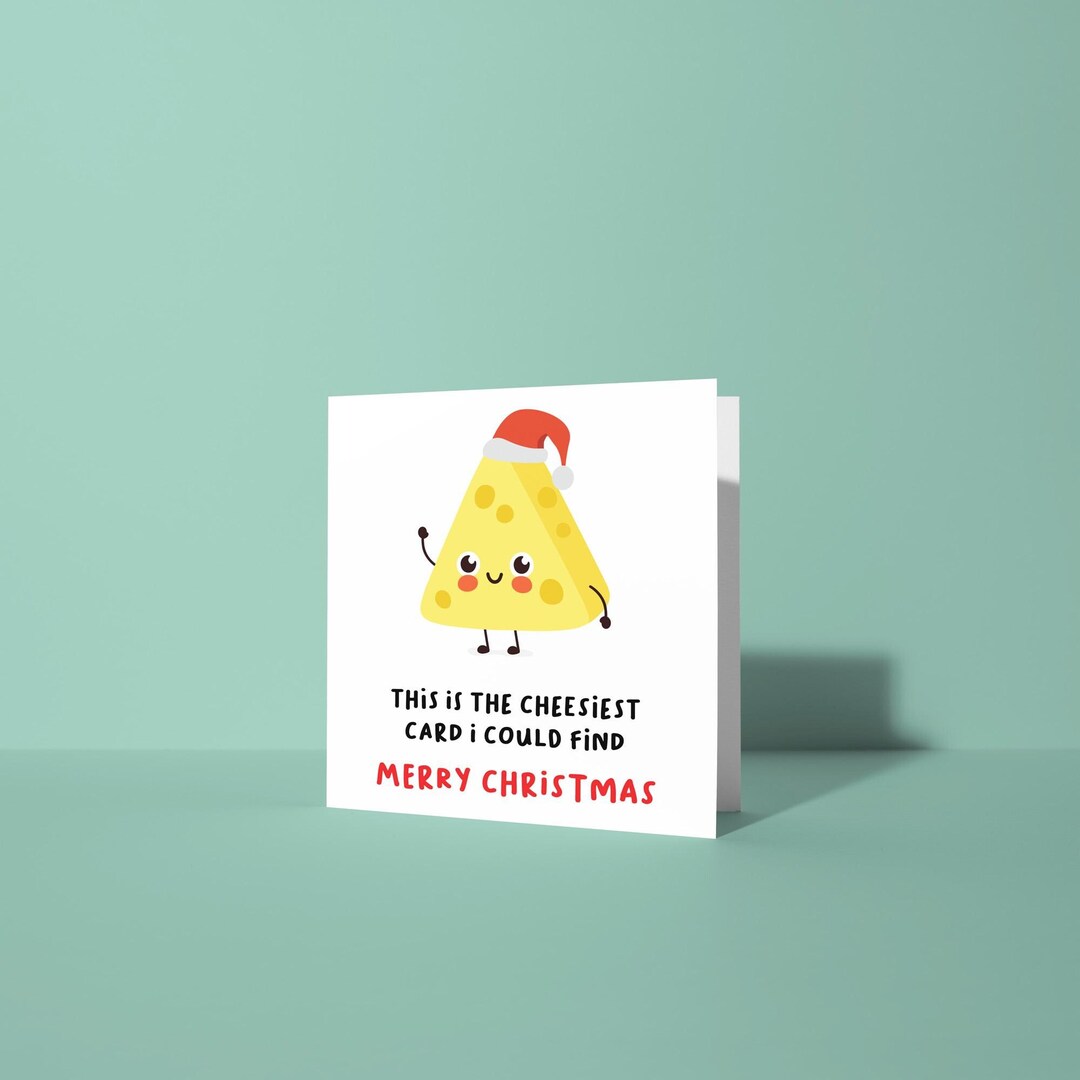 This is the Cheesiest Card I Could Find Christmas Greetings Card, Funny ...
