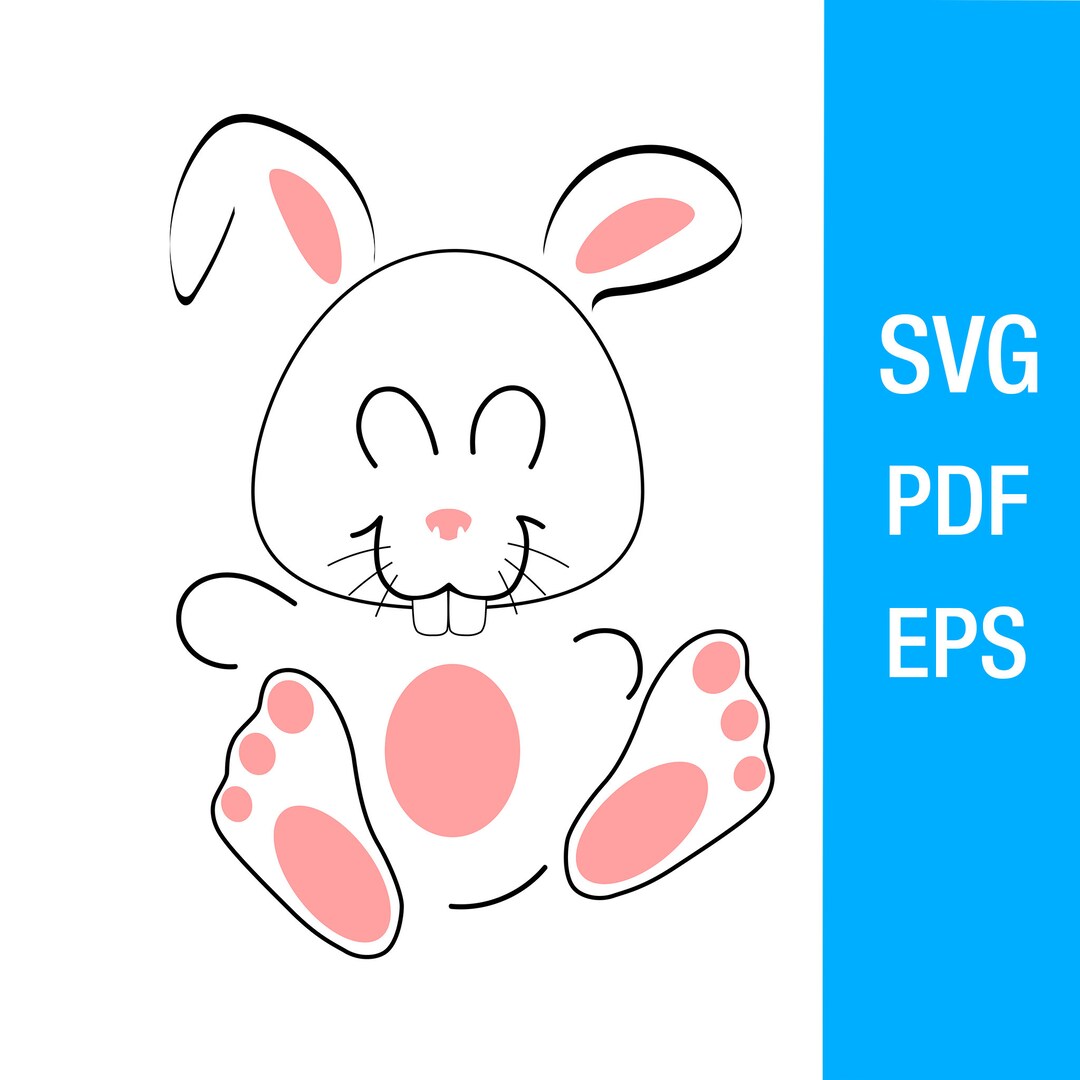 Easter Bunny, Easter Rabbit, SVG, EPS, AI, Png, Logos, Print, - Etsy