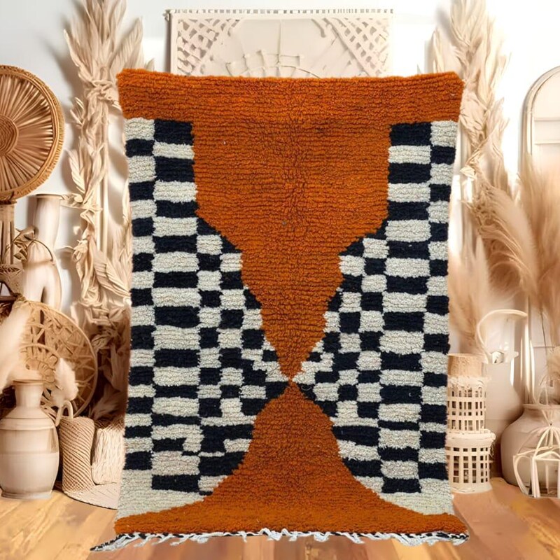 Orange Rug - Etsy