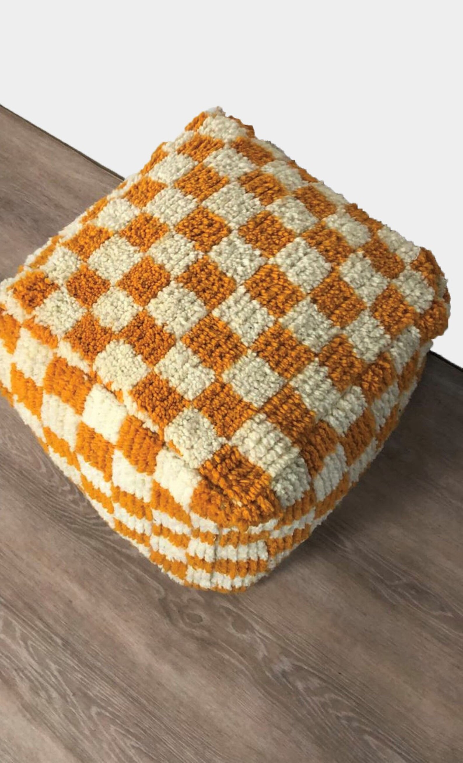 Beni Mrirt Living Room Yellow Sofa Pouf Ottoman Moroccan - Etsy