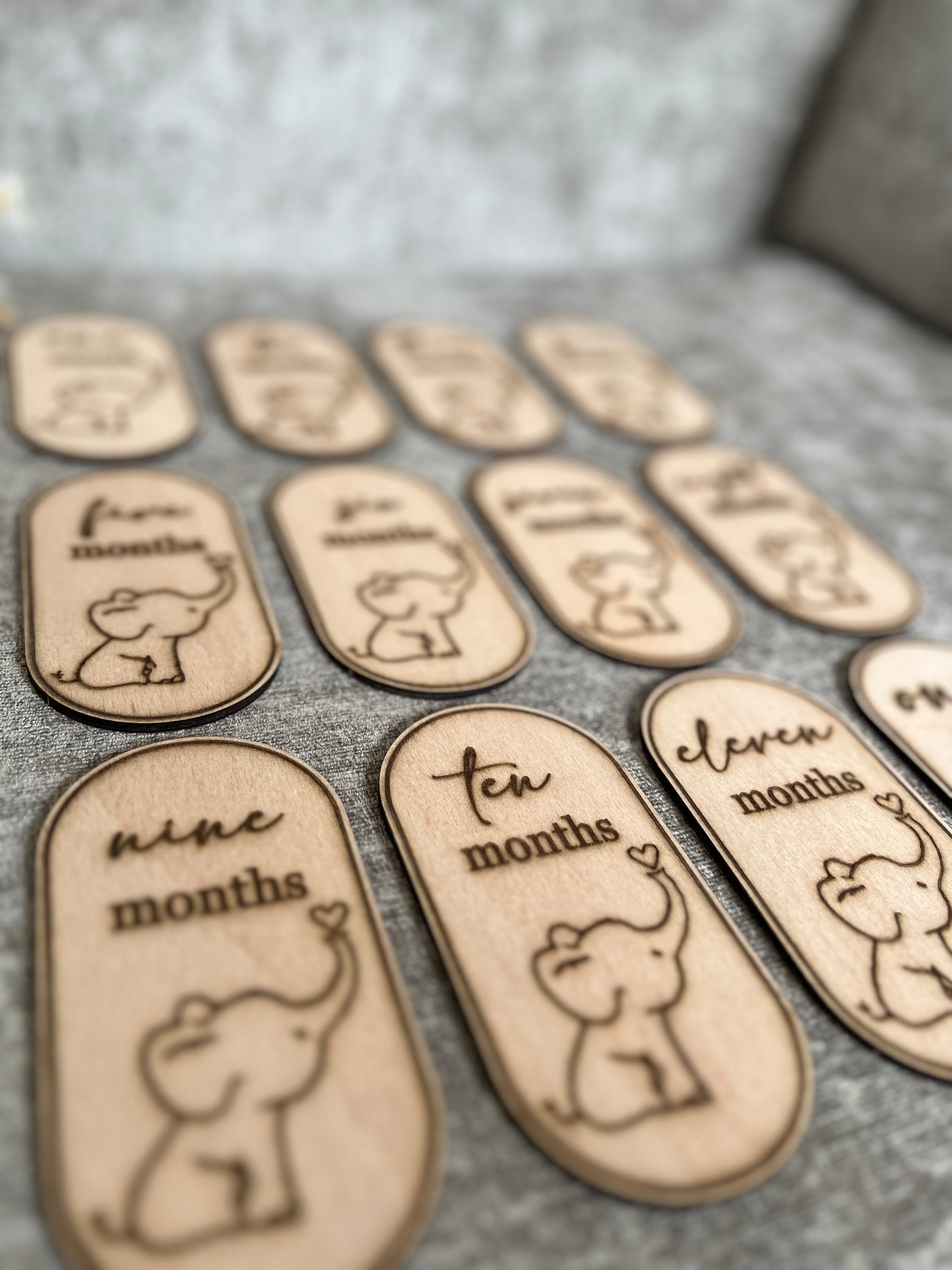 Baby Milestone Disc Personalised Baby Milestone Discs - Etsy UK