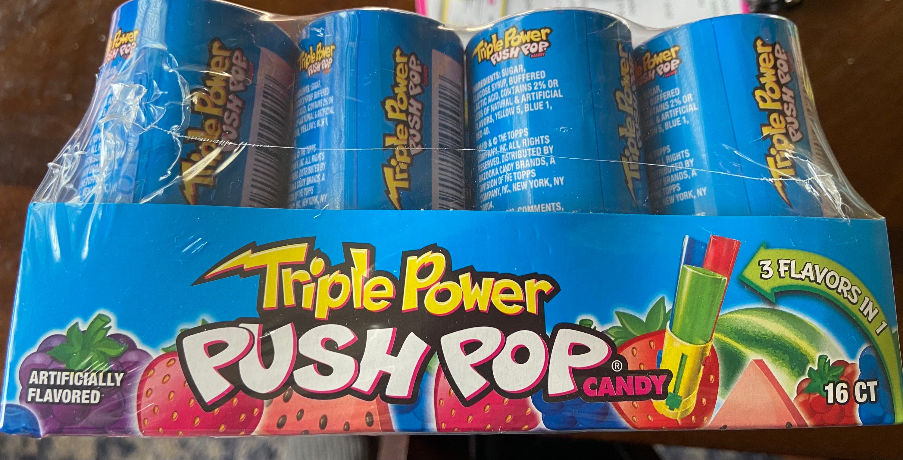 Triple Power Push Pops | Etsy