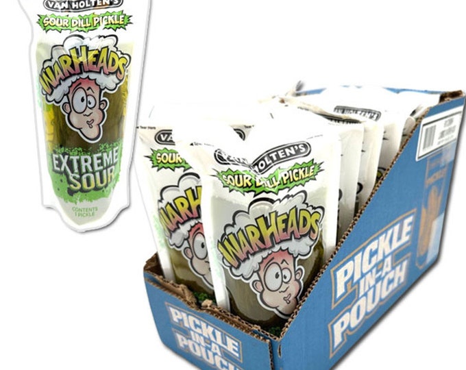 Van Holten's Warhead Pickles Extreme Sour Pickle - Etsy