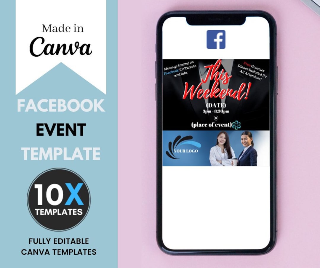 Facebook Event Post Template - Etsy