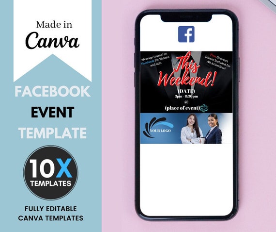 Facebook Event Post Template | Etsy