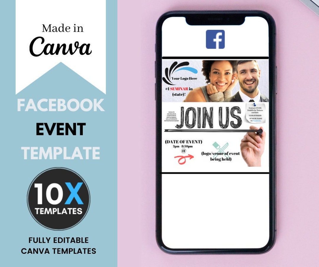 Facebook Event Post Template - Etsy