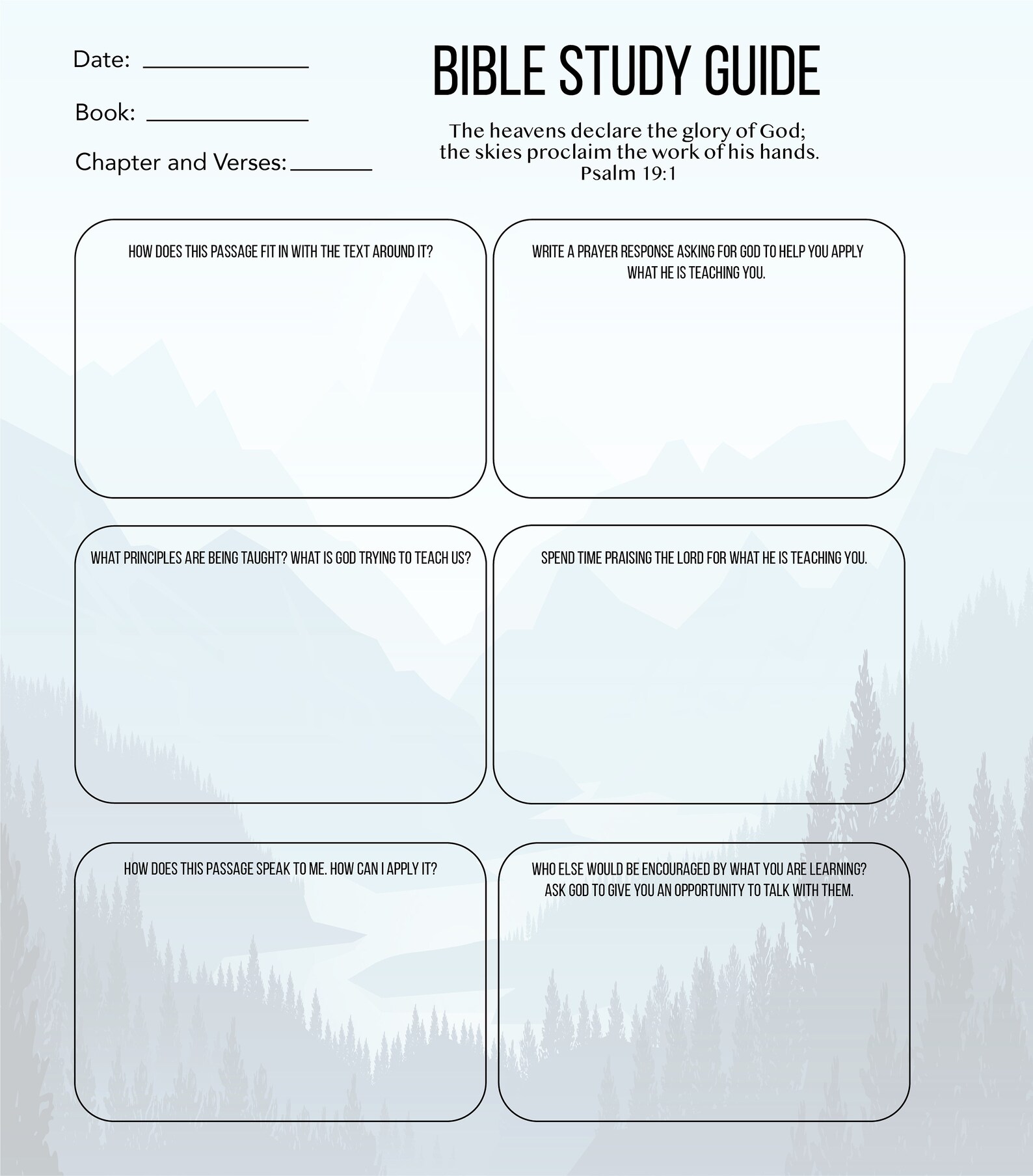 Simple and Powerful Bible Study Tool - Etsy