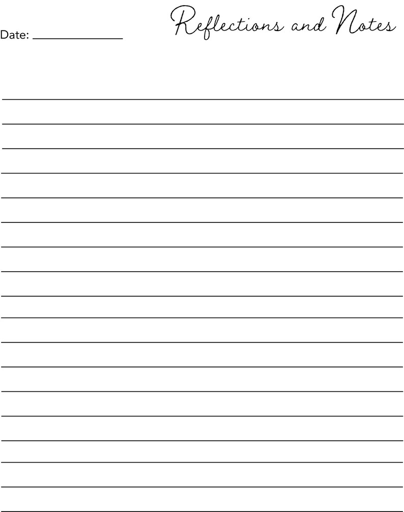 Printable - Easy to Use - Bible Study Sheets - Etsy