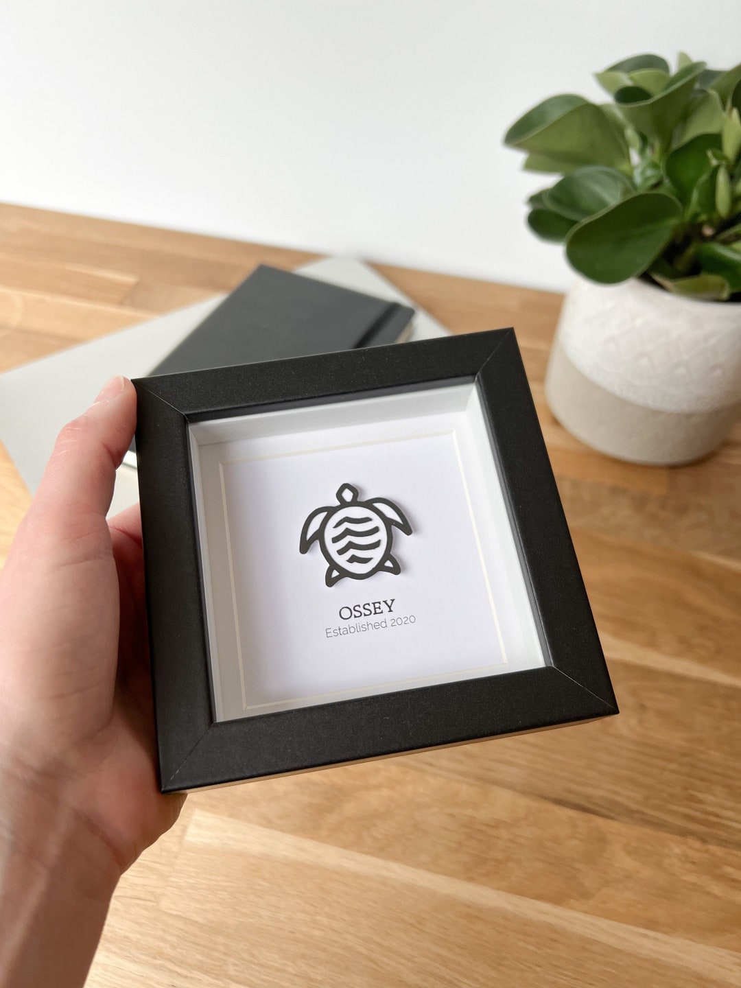 Personalized 3D Company Logo Frame: Handmade Business Gift - Etsy