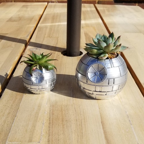 Death Star Planter Bowl Pot - Etsy