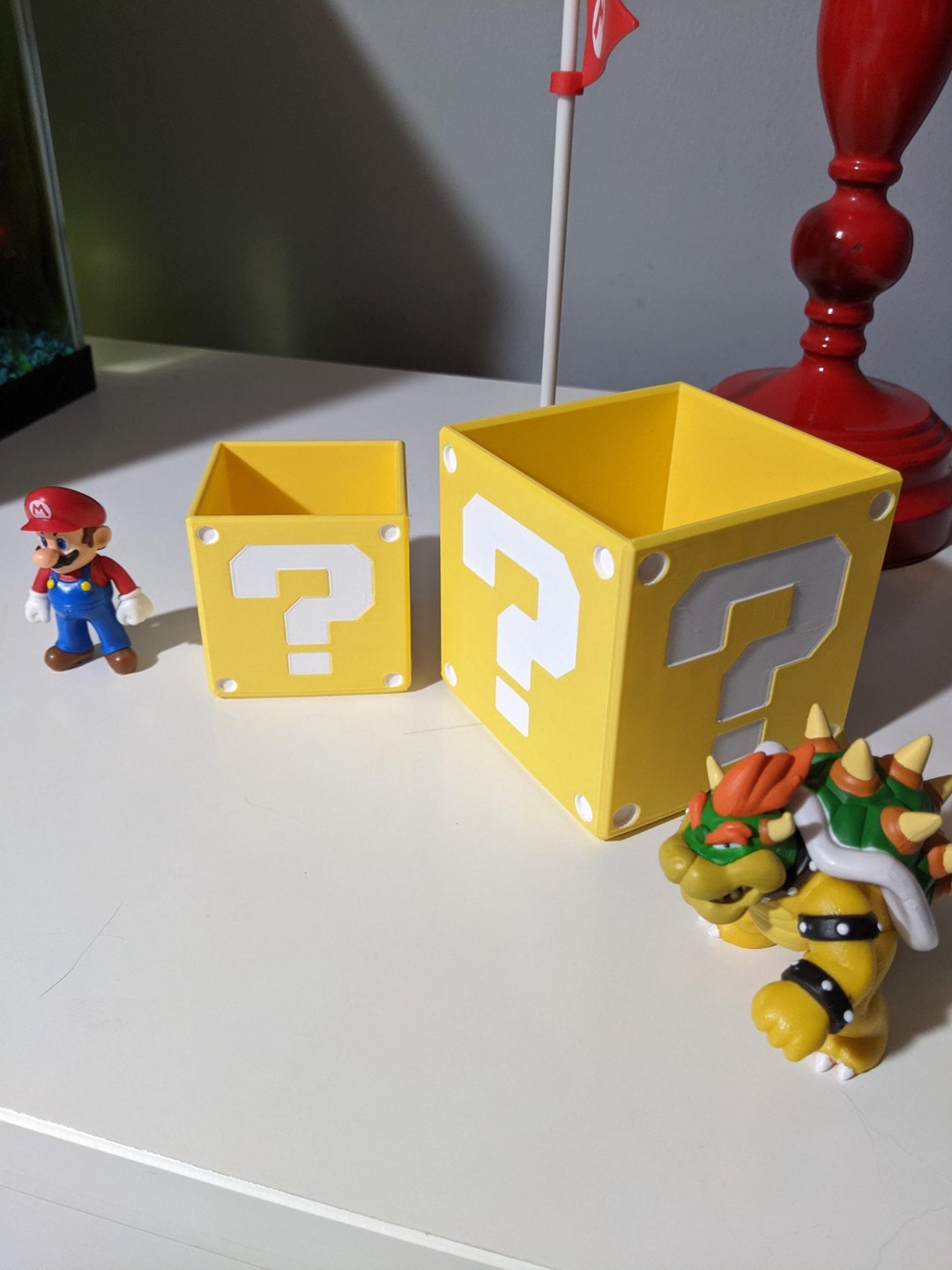Super Mario Themed Storage Bin / Planter/ Pencil Holder / Kids ...