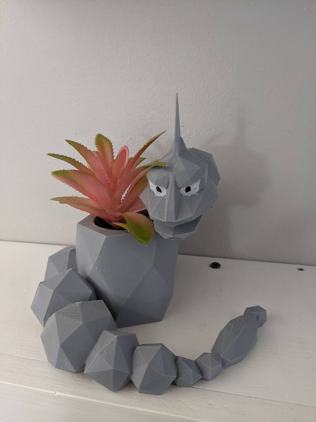Pokemon Planter - Onix/ Nostalgia Planter/ Snake Plant/ Succulent ...