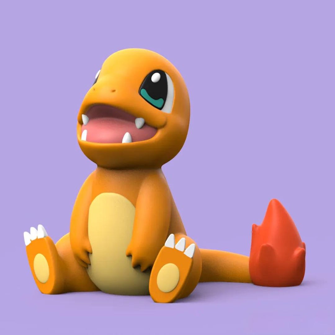 Charmander Pokemon DIY Paintable Kids Crafts - Etsy
