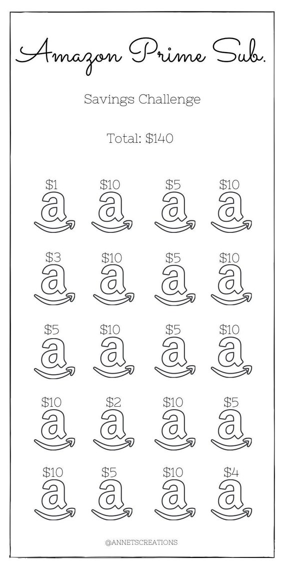 Amazon Prime Subscription Savings Challenge Save 140 Etsy amazon-prime-subscription-savings-challenge-save-140-etsy