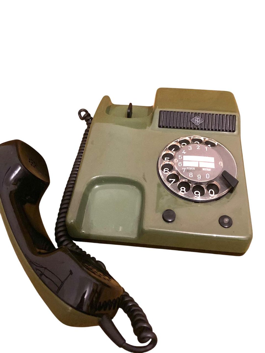 Vintage Rotary Dial Telephone – T&N Model, Olive Green (1970s) - Etsy