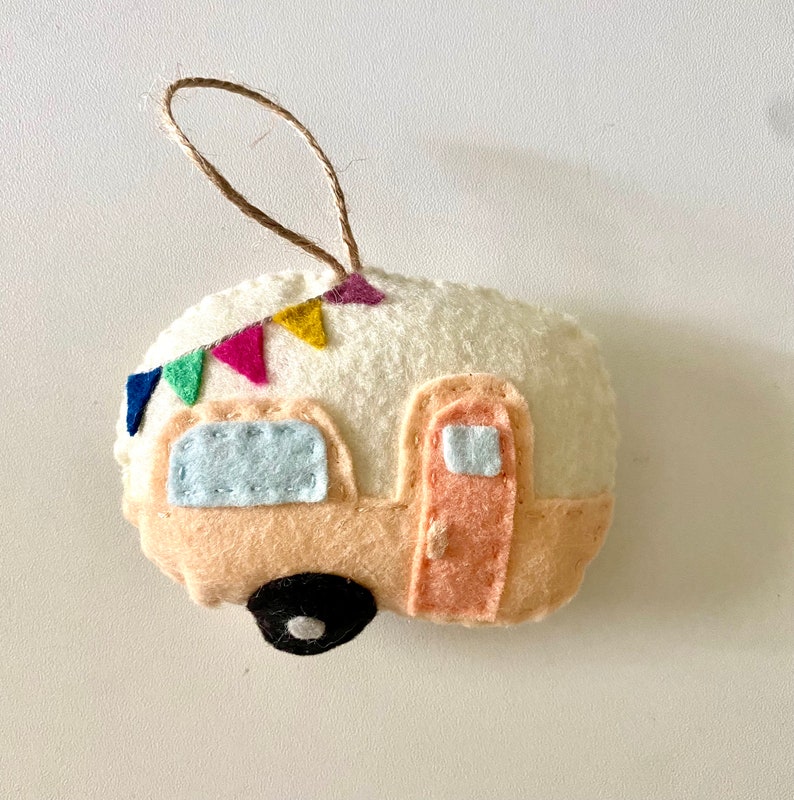 Felt Camper Christmas Ornament - Etsy