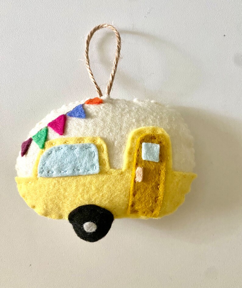 Felt Camper Christmas Ornament - Etsy