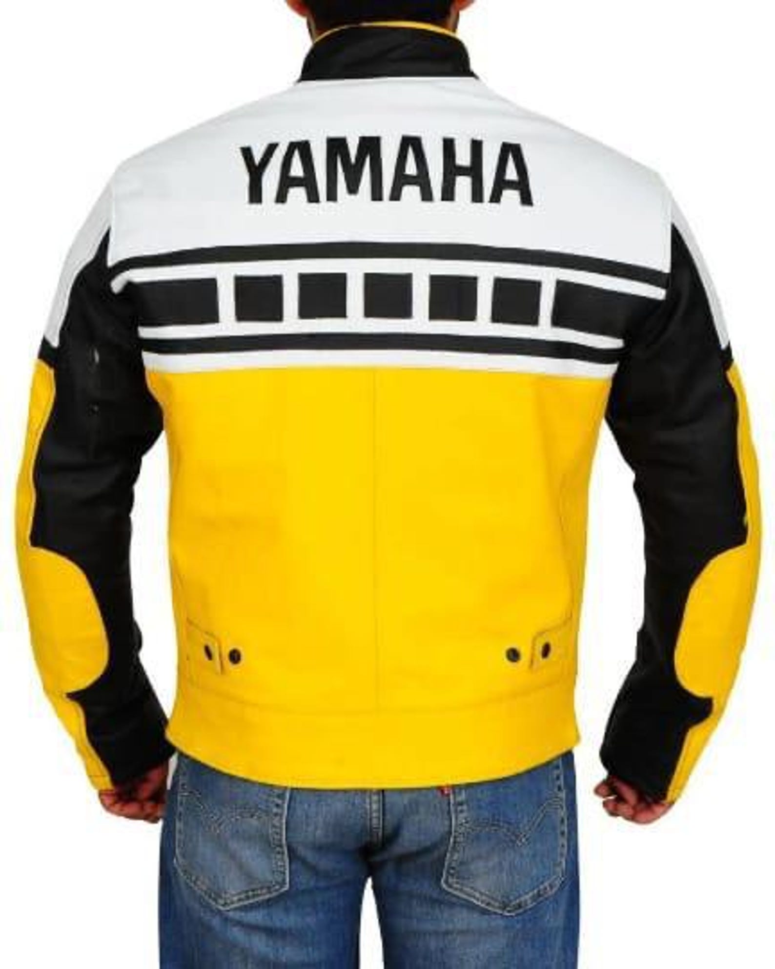 Yamaha Style Jacket: Custom Size Available | Biker Jacket | Rider ...