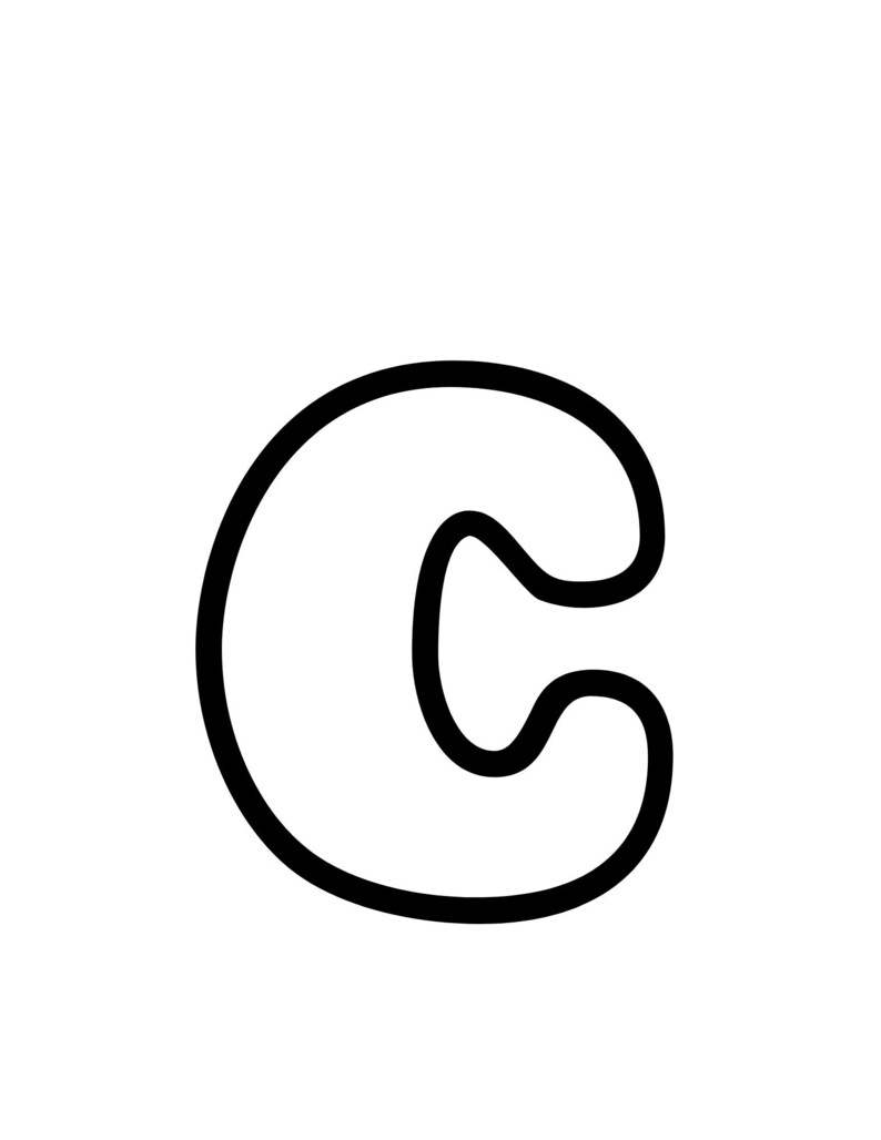 ABC Rounded Edges Uppercase Letters PDF 27 Pages With a Page per Letter ...