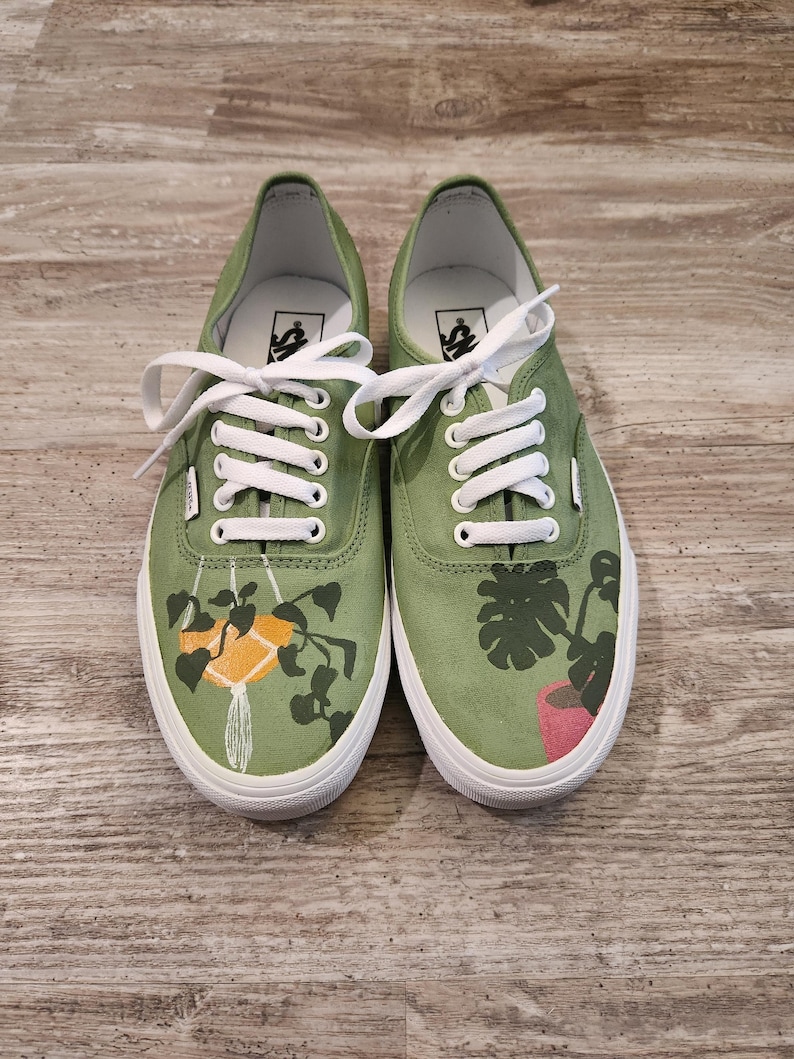 Hand Painted Vans Shoes | Made to Order | Custom Floral Shoes | Floral ...