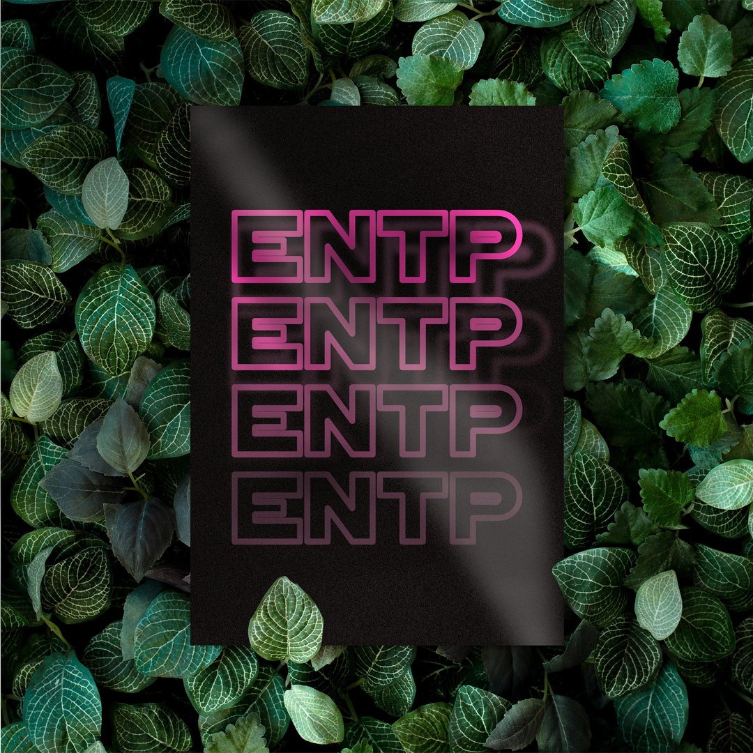 Stylish ENTP Neon Postcards Perfect for Expression and Individuality ...