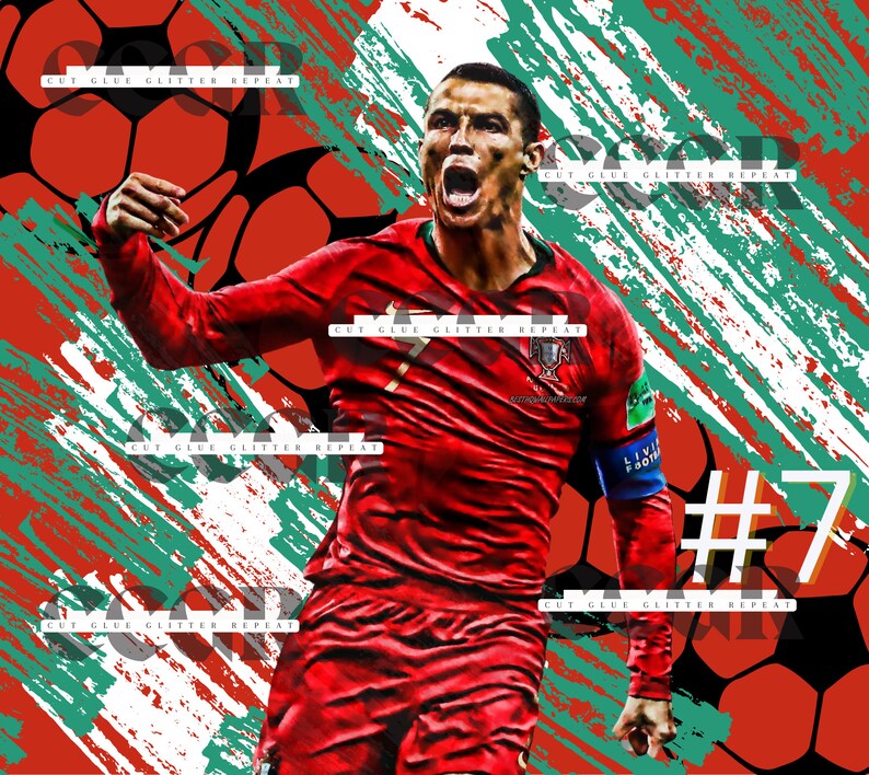 Cristiano Ronaldo PNG Tumbler Wrap Bundle - Etsy Australia
