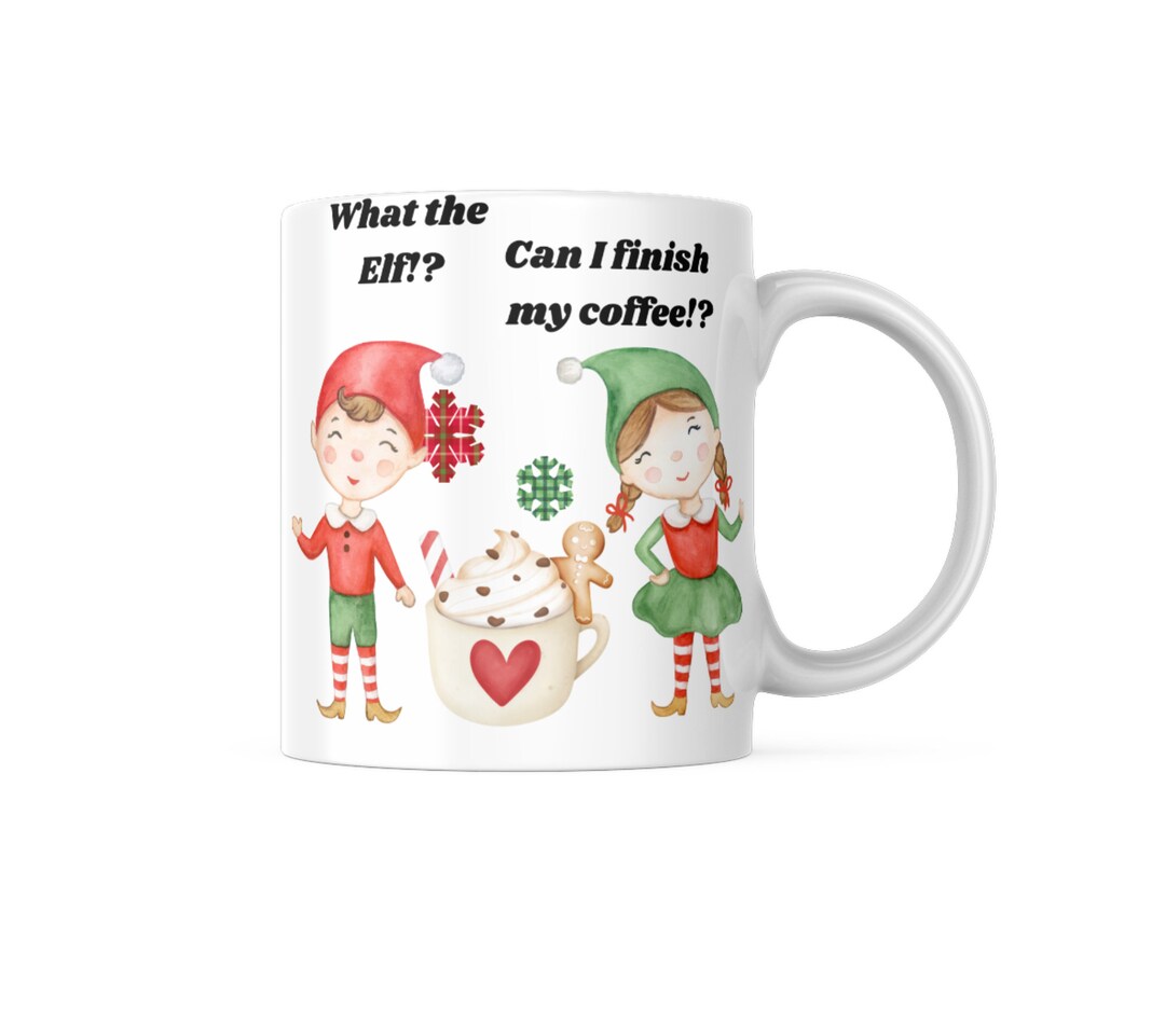 Christmas Elf Mug PNG - Etsy
