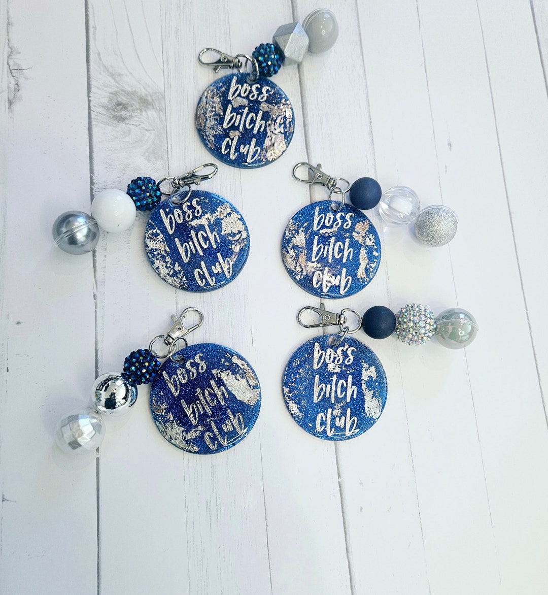 Boss B*tch Club Keychain - Etsy