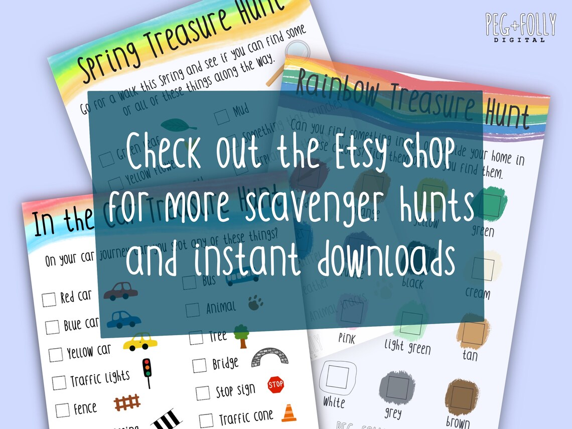 Neighbourhood Scavenger Hunt / Treasure Hunt for Where You Live / for ...