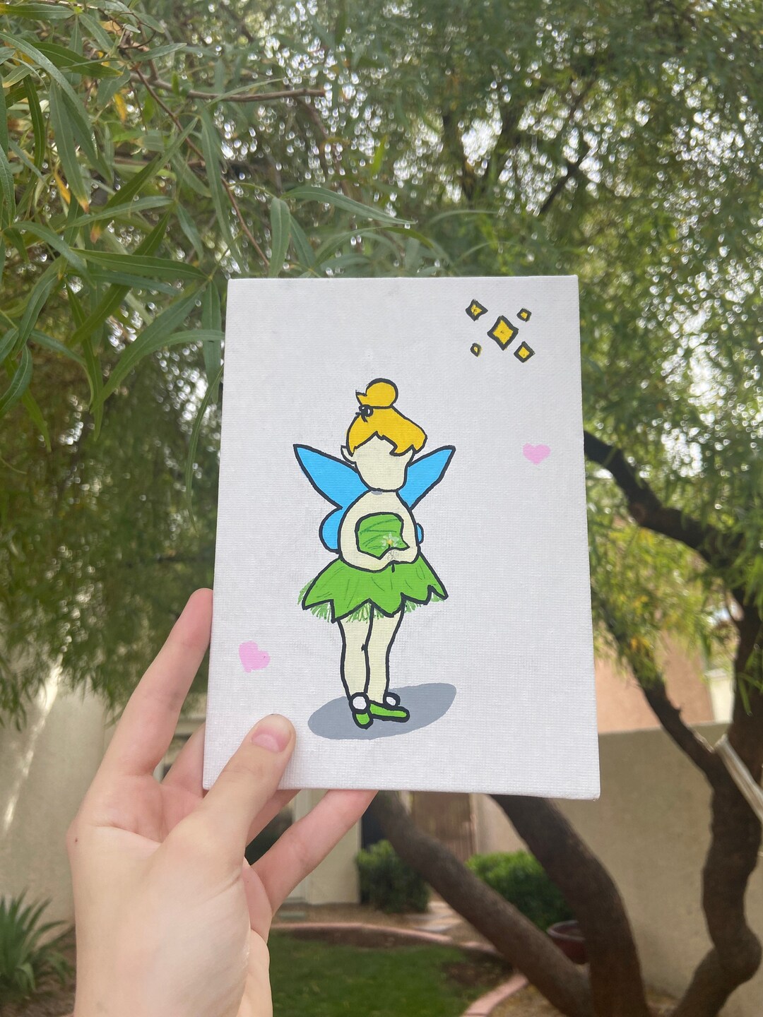 Handmade Painting of Baby Tinker Bell!! - Etsy