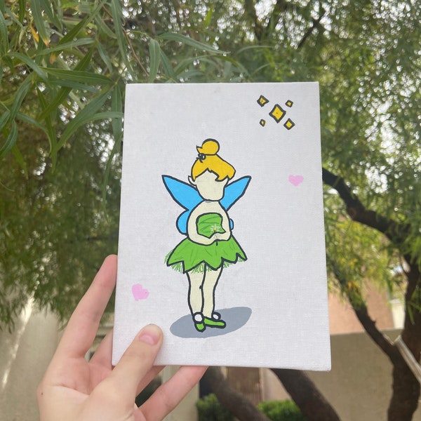 Tinker Bell Painting - Etsy