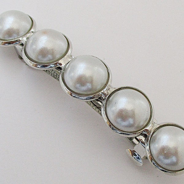 Pearl Barrette - Etsy