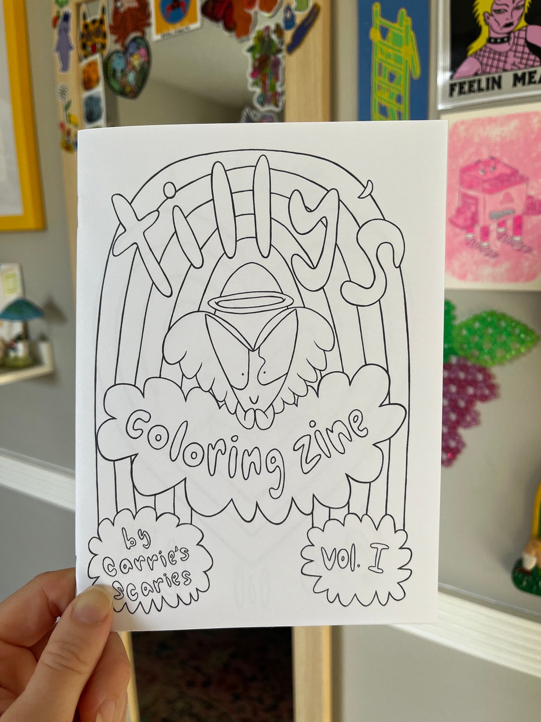 Tilly’s Coloring Zine - A Lil Terrier Coloring Book! - Etsy