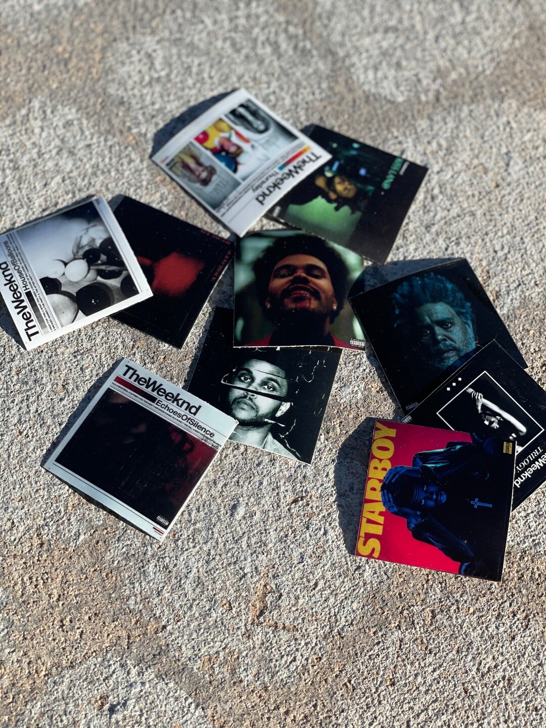 Weeknd Album Cover Sticker Pack, Custom Album Stickers, Star Boy ...