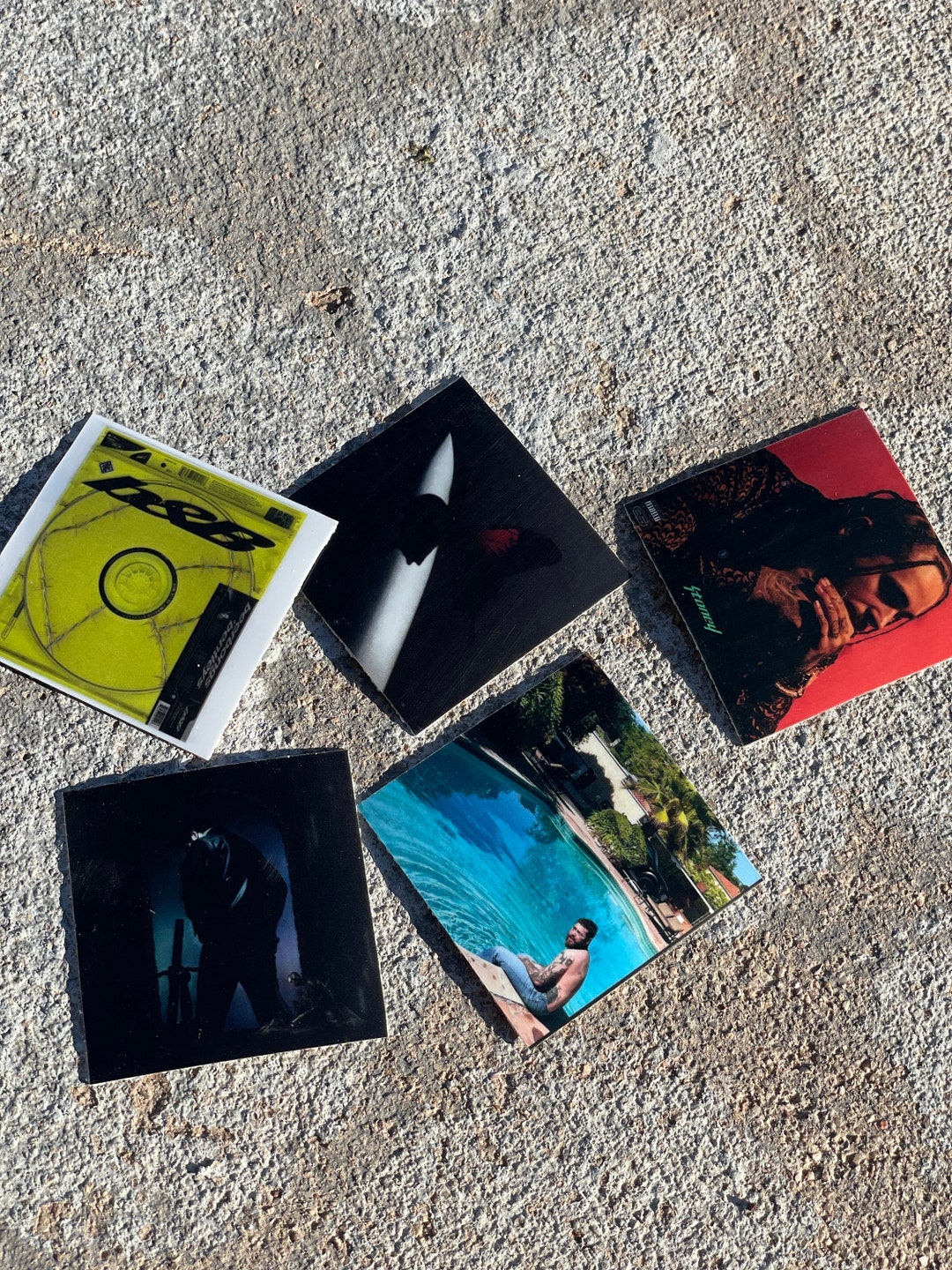 Posty Album Cover Sticker Pack Custom Album Stickers Stoney - Etsy